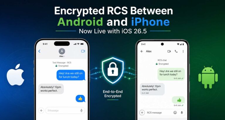 Encrypted RCS Between Android and iPhone Lands on iOS 26.5